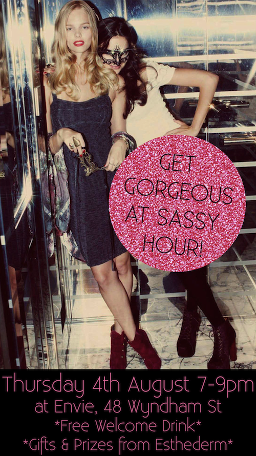 You're Invited: Sassy Hour is at Envie on Thursday 4th August - Sassy ...