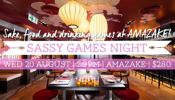 You're Invited: Sassy Games Night - Sake, Food and Drinking Games at ...